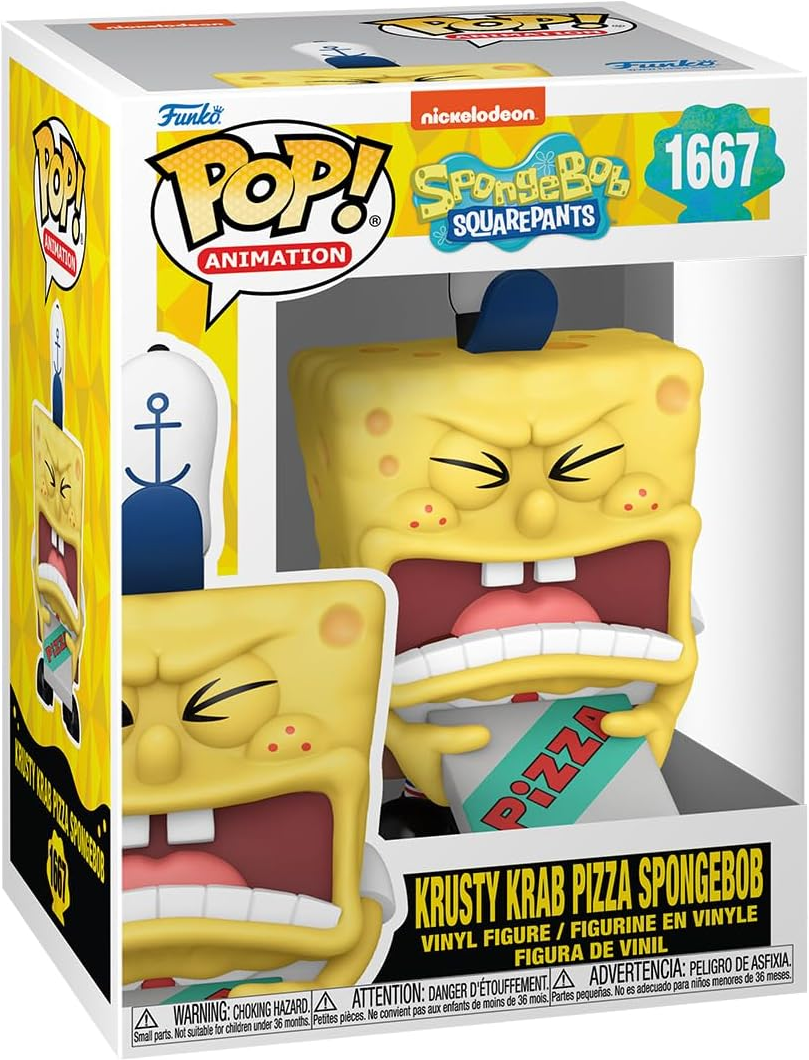 Funko Pop! - Spongebob Squarepants - Spongebob with Pizza #1667 - kopen ...