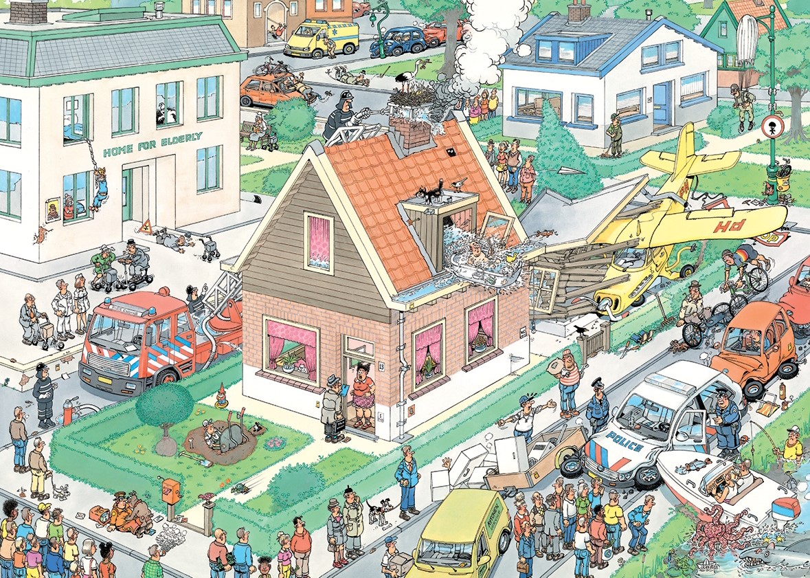 Jan van Haasteren - De Wet van Murphy Puzzel (1000 stukjes) - kopen bij ...