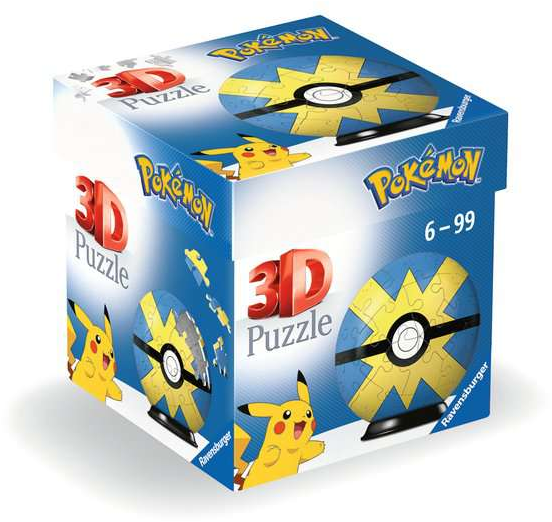 Pokemon Quick Ball 3D Puzzel (54 stukjes) - kopen bij Spellenrijk.nl