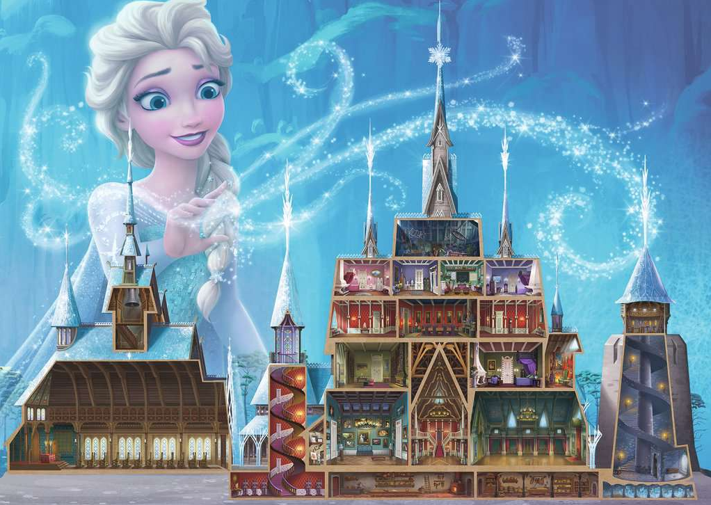 Disney Castles - Elsa Puzzel (1000 stukjes) - kopen bij Spellenrijk.nl