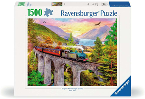 Trein in de Herfst Puzzel (1500 stukjes) - kopen bij Spellenrijk.nl