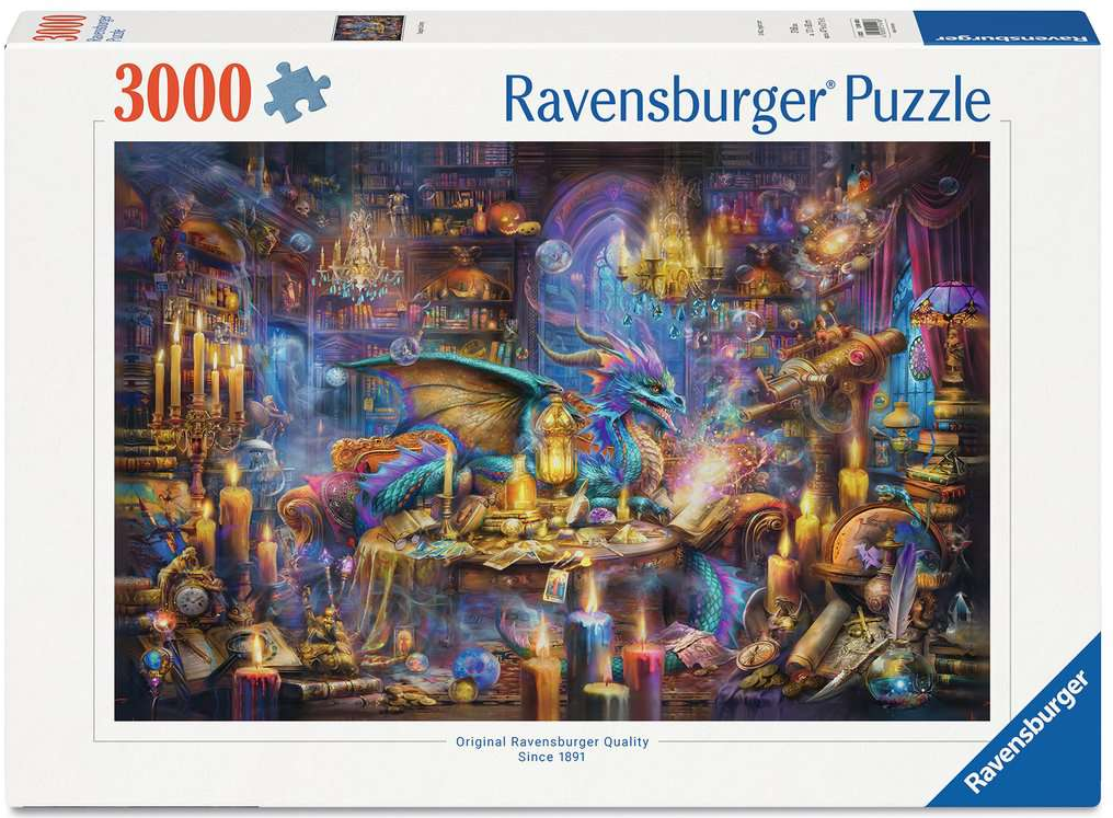 Dragon's Library Puzzel (3000 stukjes) - kopen bij Spellenrijk.nl