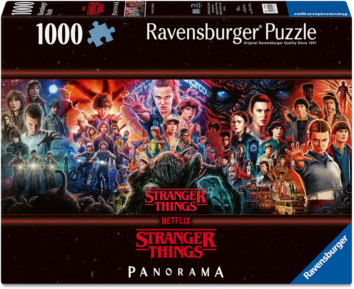 Stranger Things Panorama Puzzel (1000 stukjes) - kopen bij Spellenrijk.nl