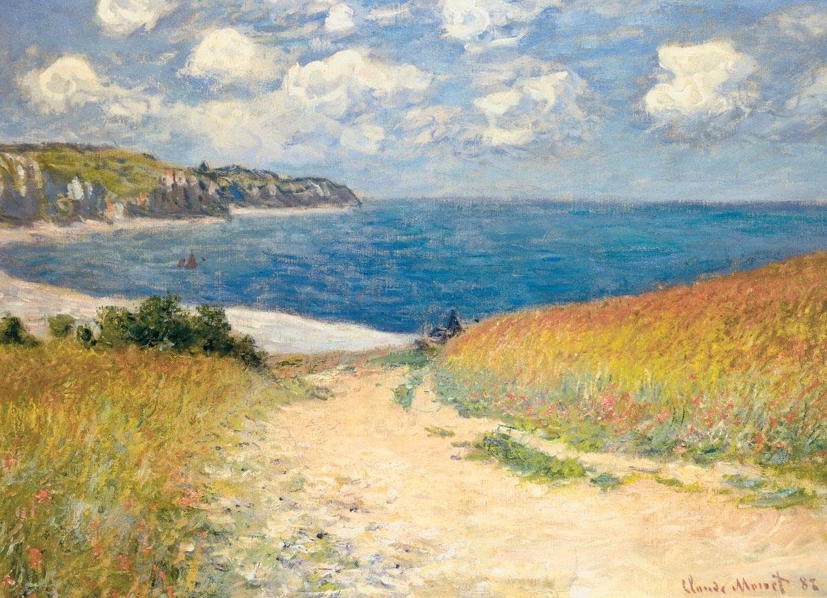 Path Through the Wheat Fields - Claude Monet Puzzel (1000 stukjes ...