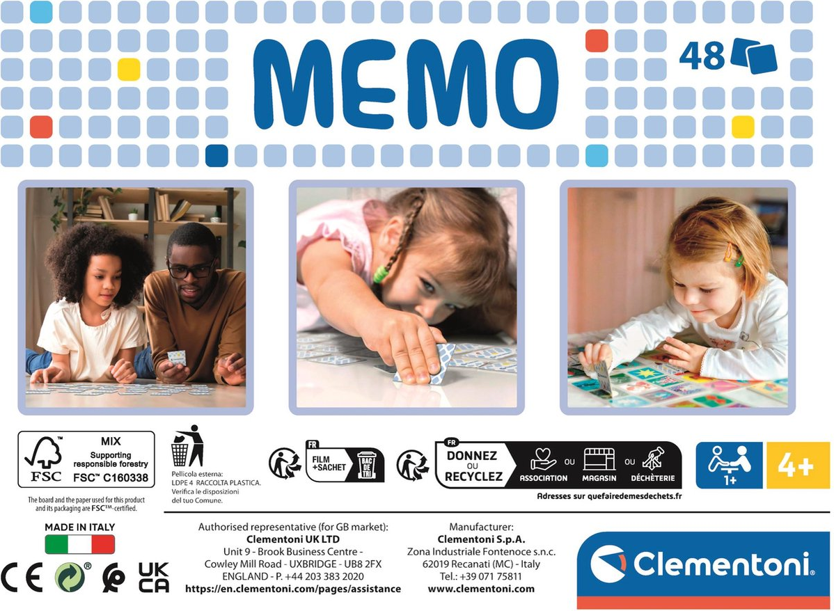 Clementoni - Paw Patrol Memo - kopen bij Spellenrijk.nl
