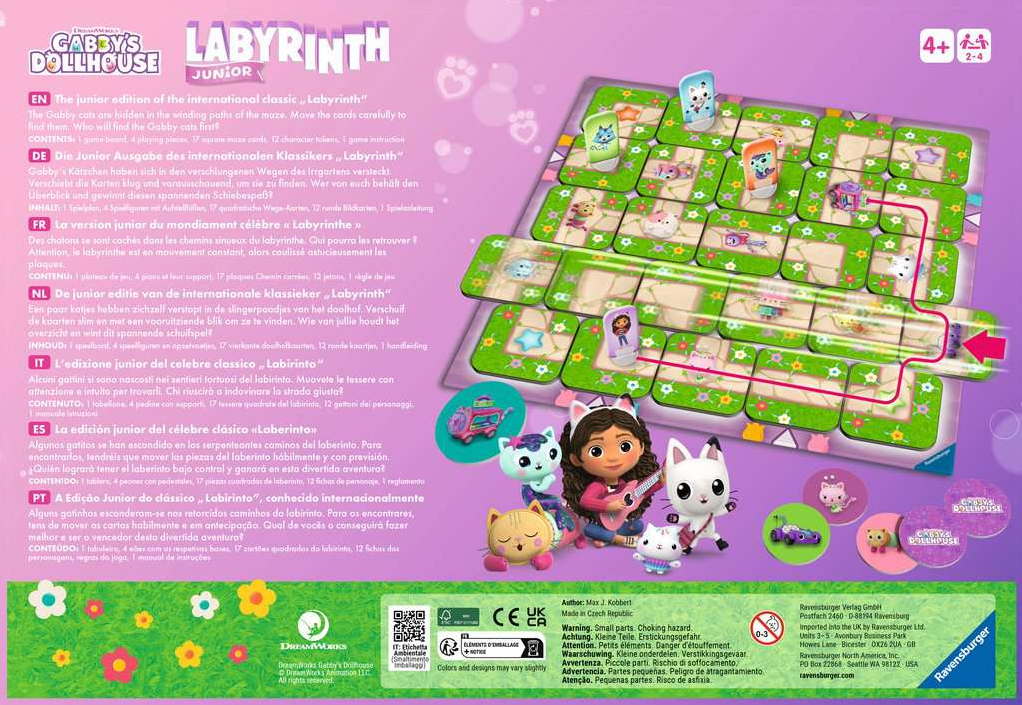 Gabby's Dollhouse - Junior Labyrinth - kopen bij Spellenrijk.nl