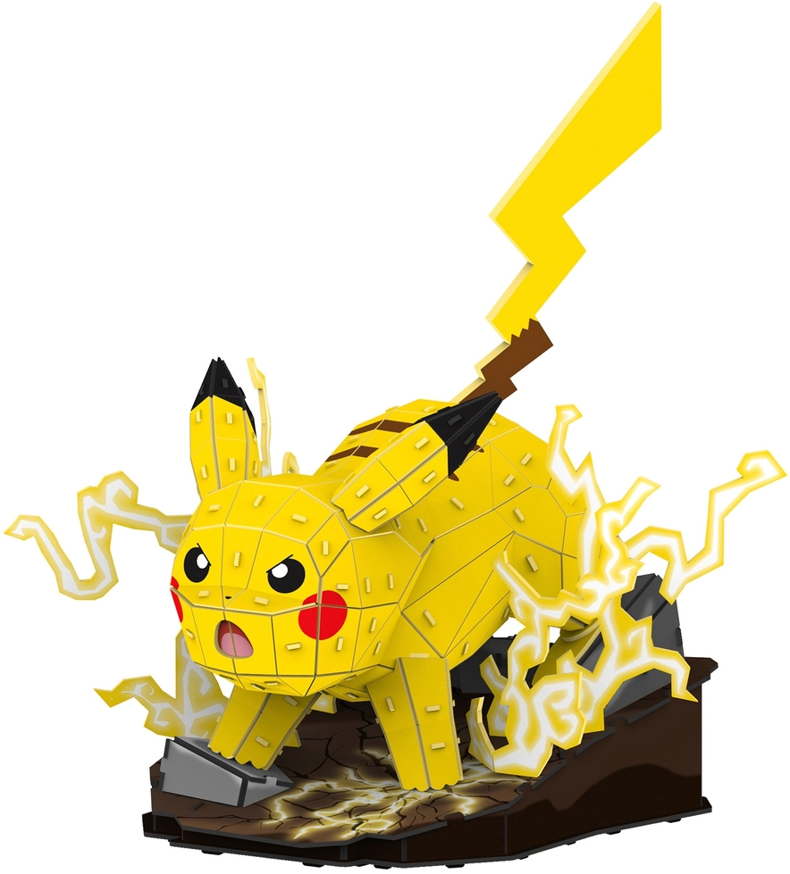 4D Build Pokemon - Pikachu 3D Bouwpakket (201 stukjes) - kopen bij ...