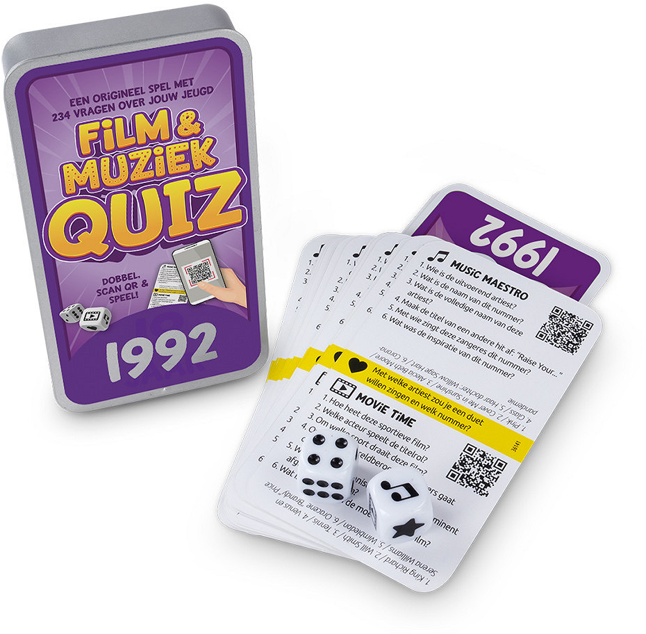 Film & Muziek Quiz - 1992 - kopen bij Spellenrijk.nl