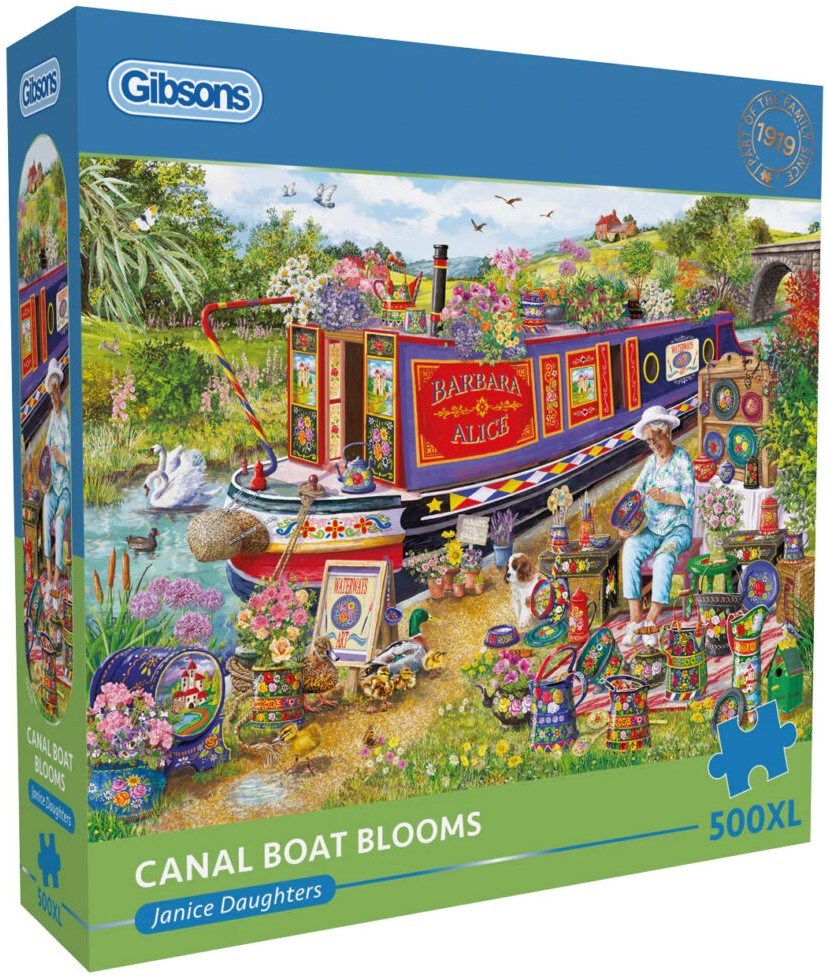 Janice Daughters- Canal Boat Blooms Puzzel (500XL stukjes) - kopen bij ...