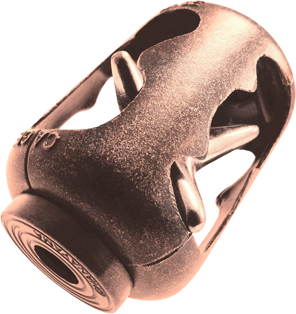 Mini Huzzle Cast Puzzle - Cage Antique Copper (level 3) - kopen bij ...