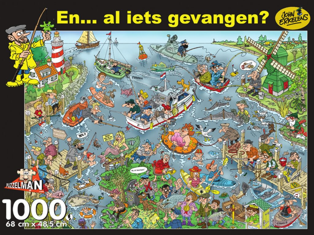 John Erkelens - En? Al Iets Gevangen? Puzzel (1000 stukjes) - kopen bij ...