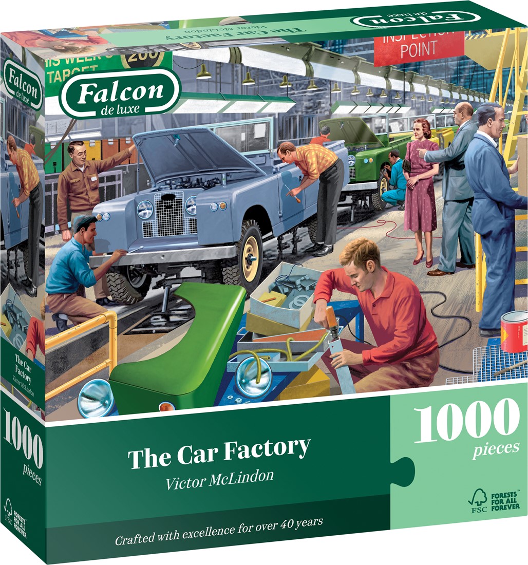 The Car Factory Puzzel (1000 stukjes) - kopen bij Spellenrijk.nl