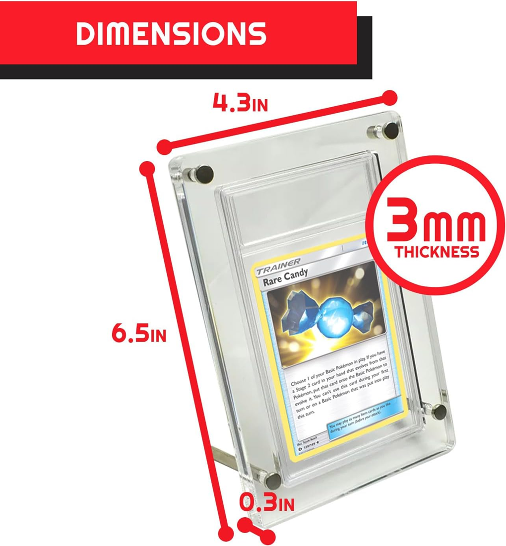 Acrylic Case - PSA Graded Protector Stand (3mm) - kopen bij Spellenrijk.nl