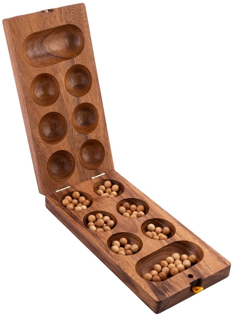 Kalaha Opklapbaar Acacia Hout ( 53x13cm) - kopen bij Spellenrijk.nl