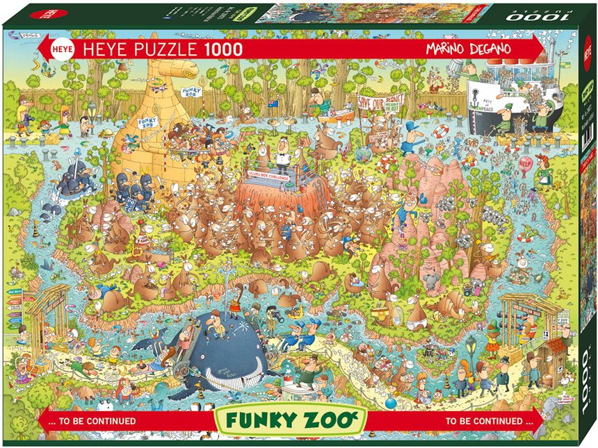 Funky Zoo - Australian Habitat Puzzel (1000 stukjes) - kopen bij ...