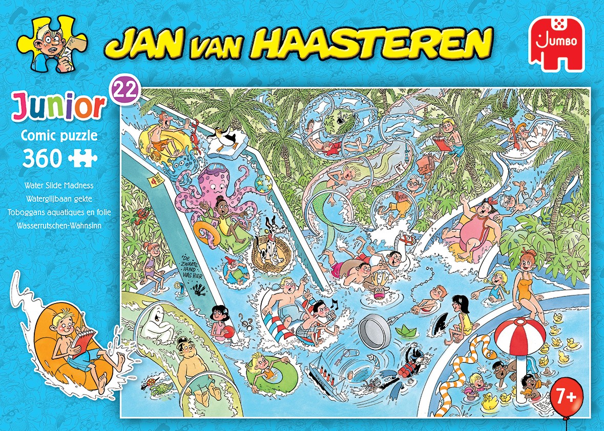 Jan van Haasteren Junior 22 - Waterglijbaan Gekte Puzzel (360 stukjes ...