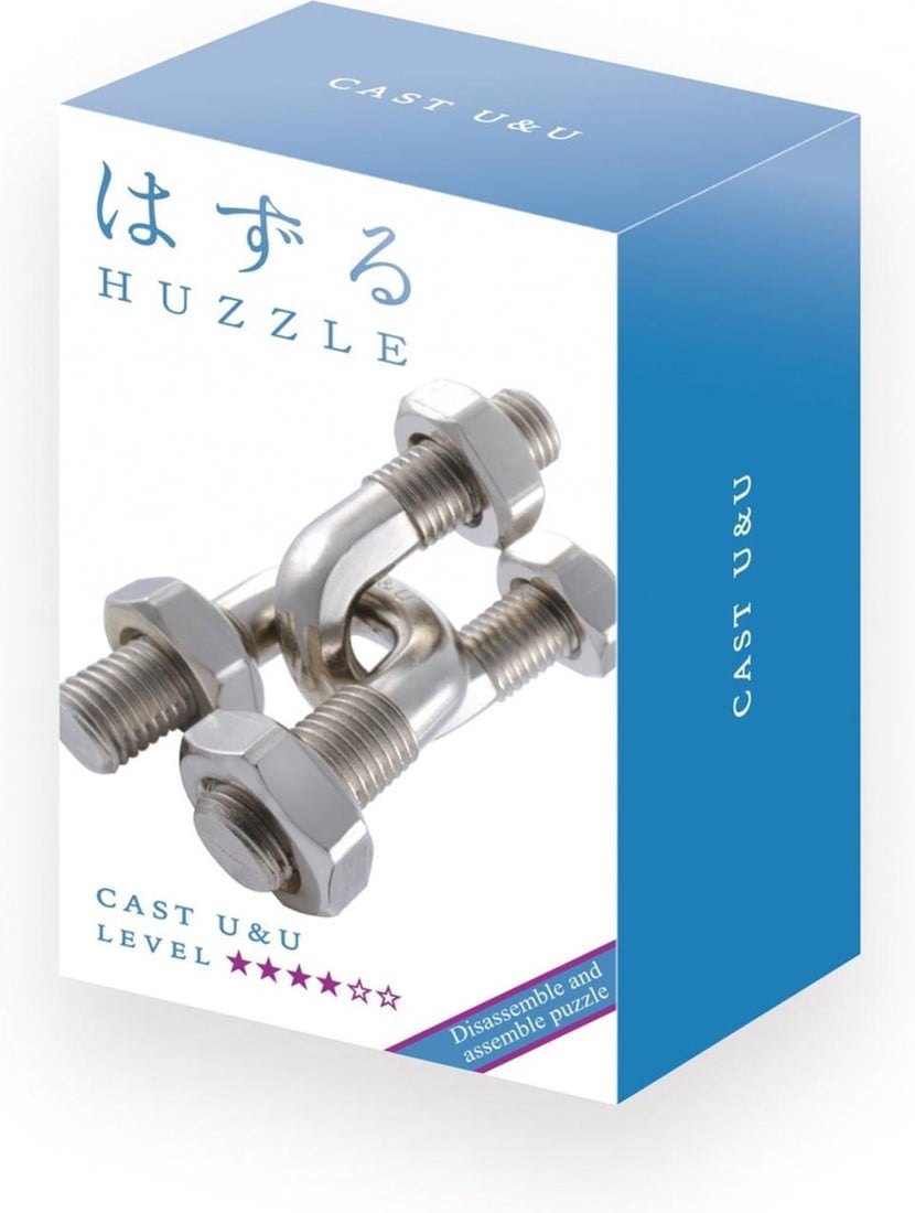 Huzzle Cast Puzzle - U&U (level 4) - kopen bij Spellenrijk.nl