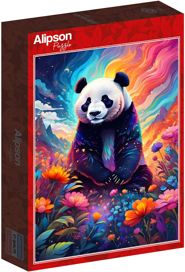 Colorful Panda Puzzel (1000 stukjes) - kopen bij Spellenrijk.nl