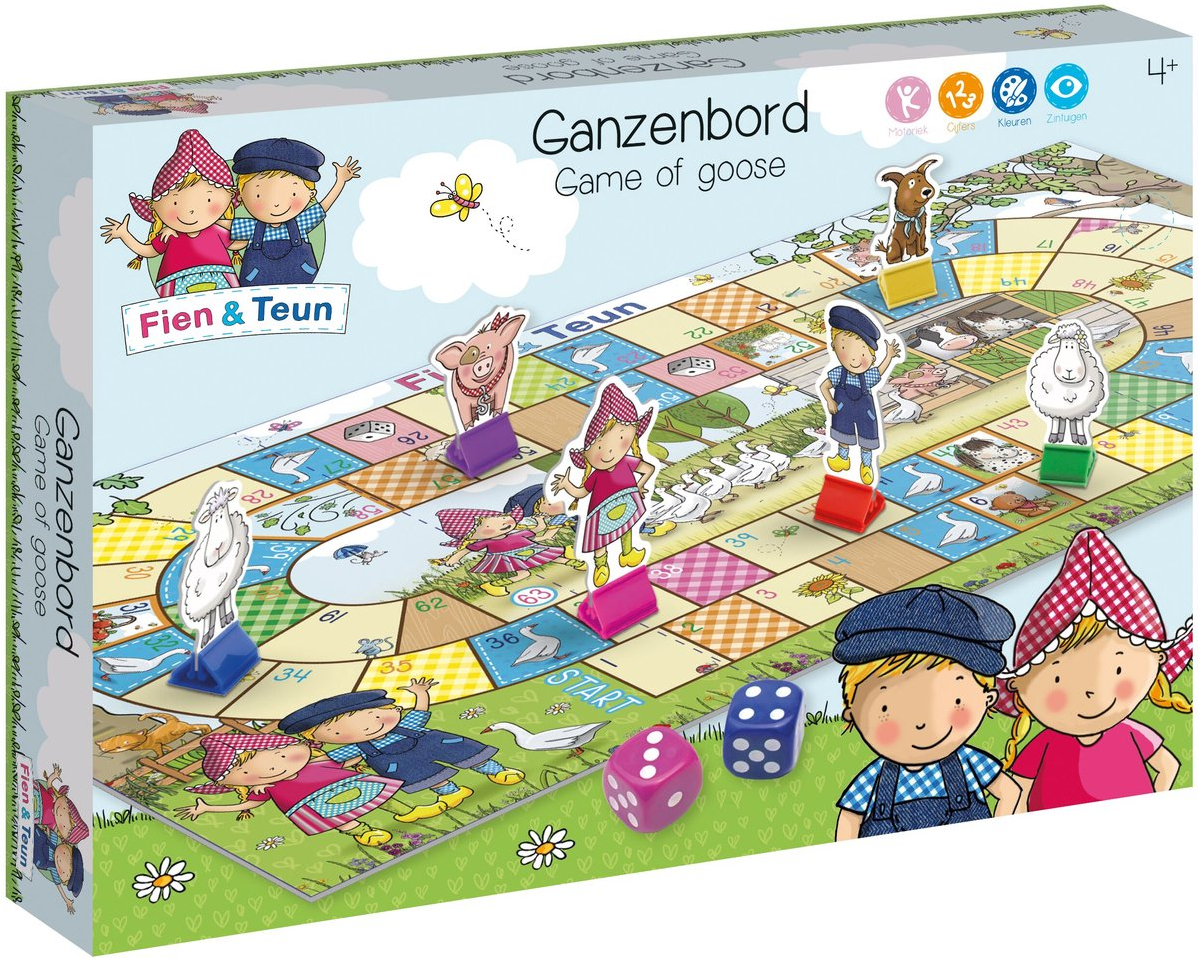 Fien & Teun Ganzenbord - kopen bij Spellenrijk.nl