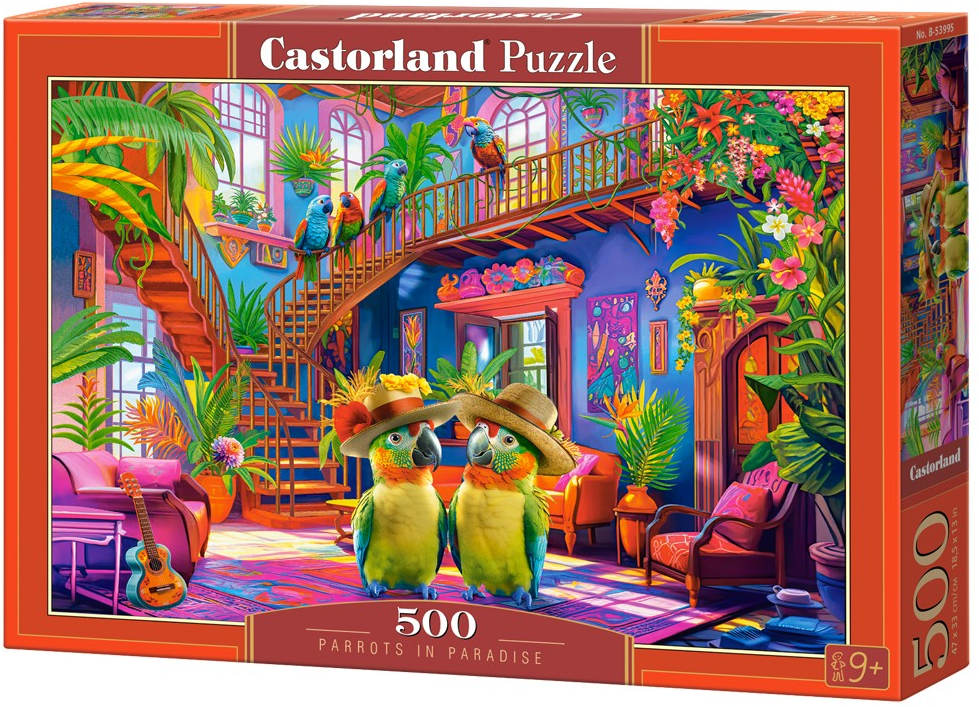 Parrots in Paradise Puzzel (500 stukjes) - kopen bij Spellenrijk.nl