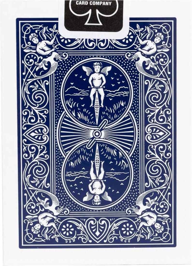 Bicycle Pokerkaarten - 807 Classic Tuck Rider Back Standard Index Blauw ...