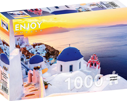 Sunrise over Santorini - Greece Puzzel (1000 stukjes) - kopen bij ...