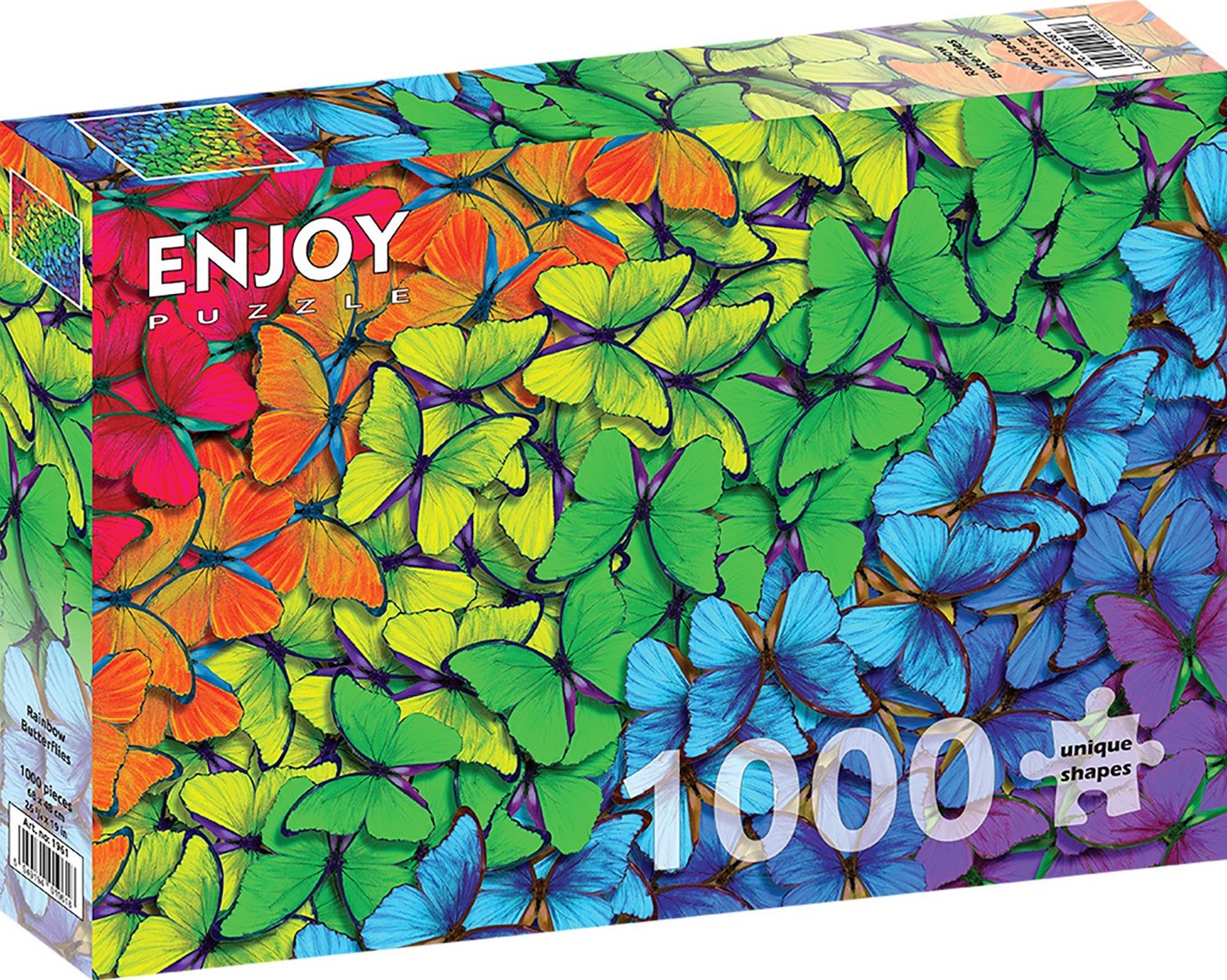 Rainbow Butterflies Puzzel (1000 stukjes) - kopen bij Spellenrijk.nl