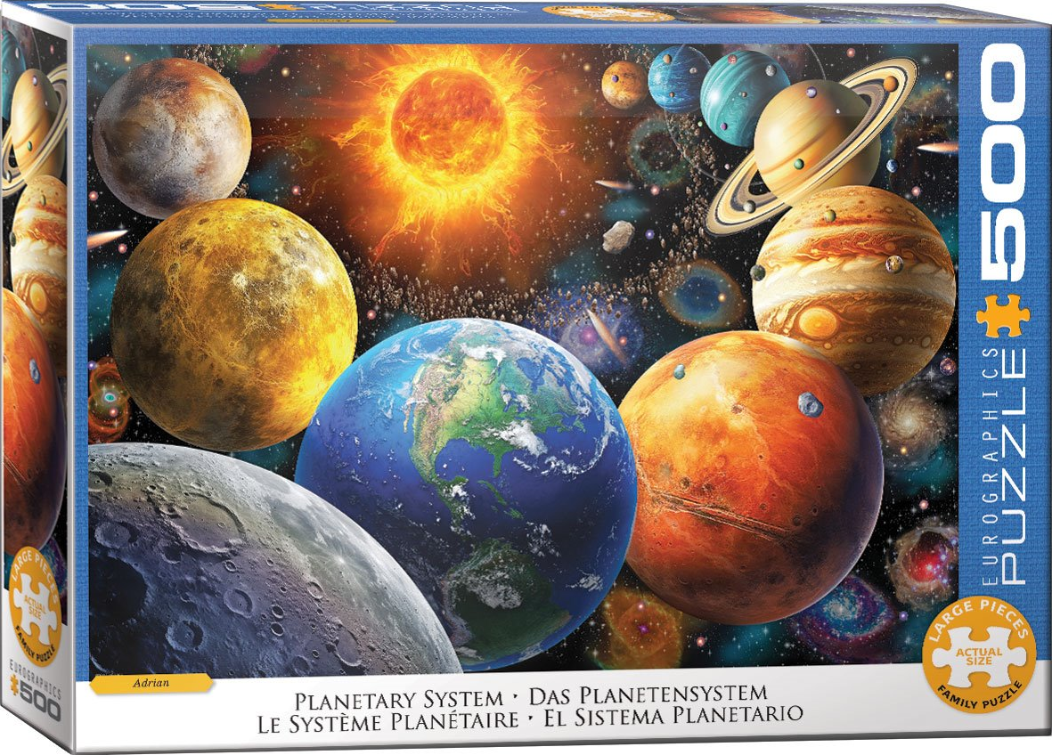 Het Planetenstelsel Puzzel (500 XXL stukjes) - kopen bij Spellenrijk.nl