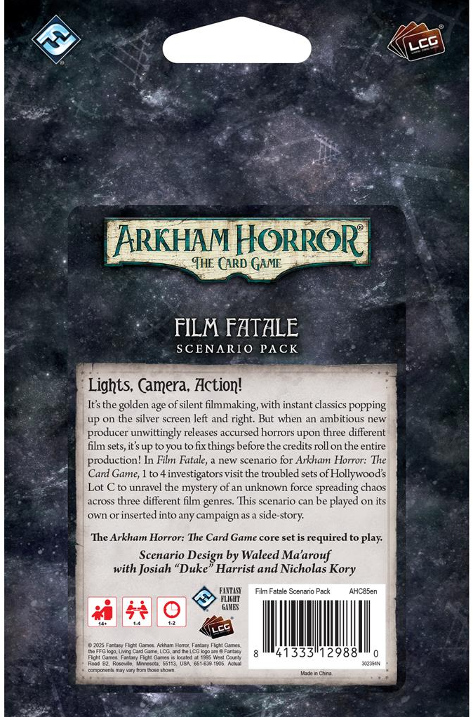 Arkham Horror LCG - Film Fatale Scenario Pack - kopen bij Spellenrijk.nl