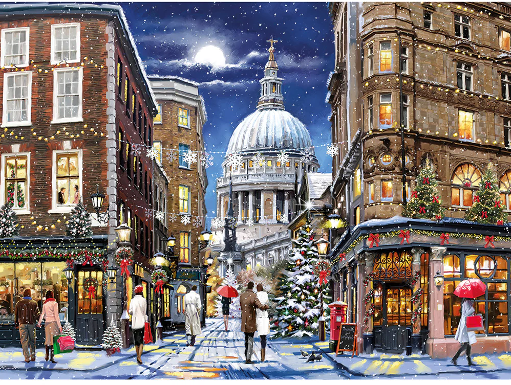 Richard Macneil - St Paul’s at Christmas Puzzel (1000 stukjes) - kopen bij Spellenrijk.nl