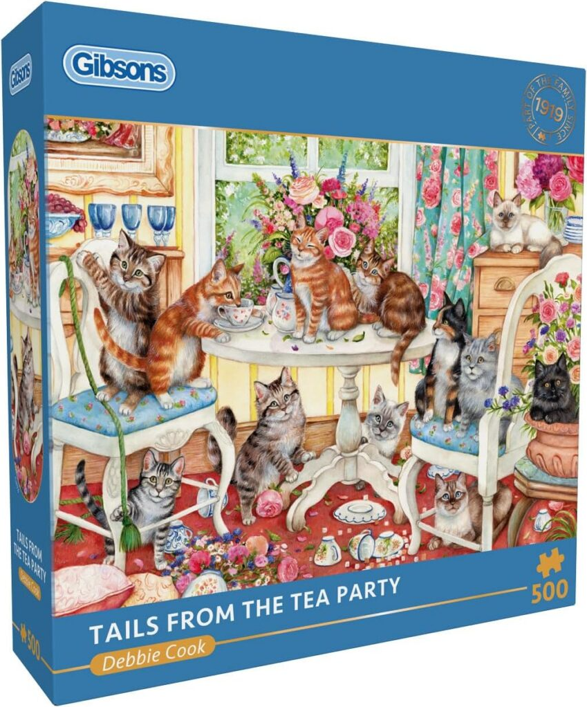 Debbie Cook - Tails from the Tea Party Puzzel (500 stukjes) - kopen bij ...