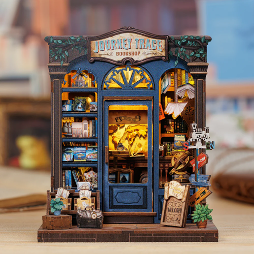 Miniature House - Journey Trace Bookshop LED Light (214 stukjes ...