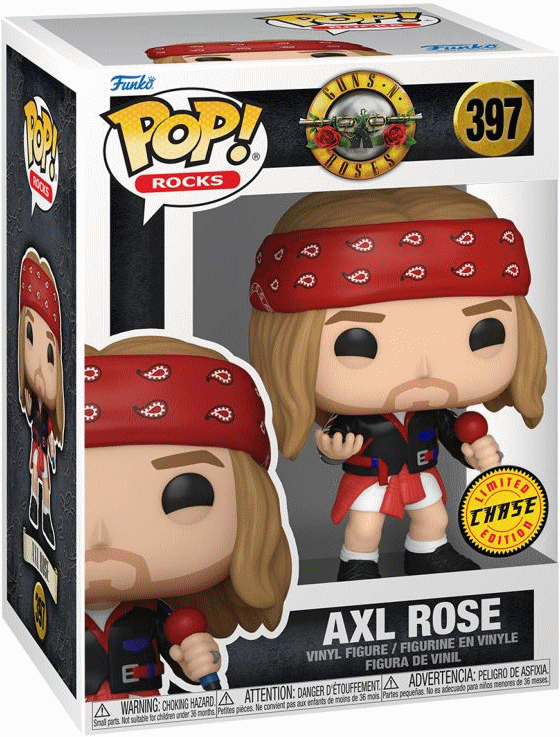 Funko Pop! - Rocks Guns N Roses - 80's Axel Rose Chase Variant #397 ...