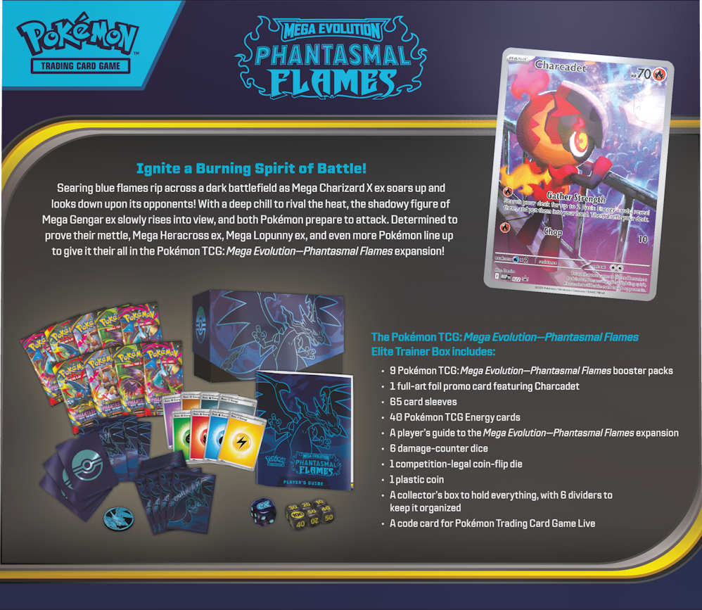 Pokemon - Phantasmal Flames Elite Trainer Box - kopen bij Spellenrijk.nl