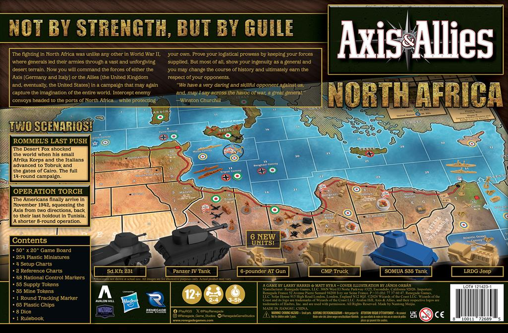 Axis & Allies - North Africa - kopen bij Spellenrijk.nl
