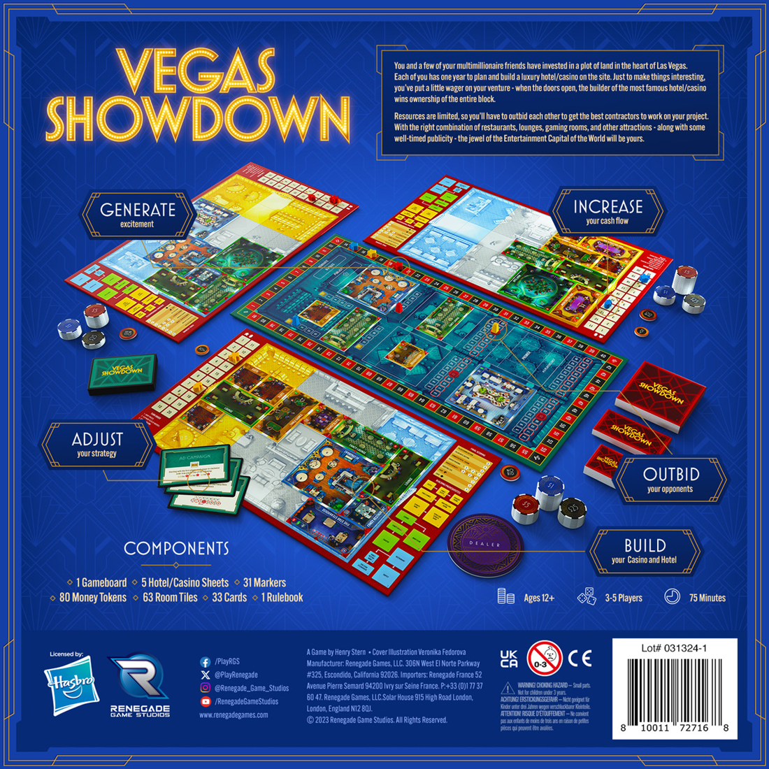 Vegas - Showdown Board game - kopen bij Spellenrijk.nl