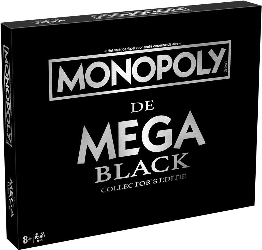 Monopoly - De Mega Black Collector's Editie - kopen bij Spellenrijk.nl